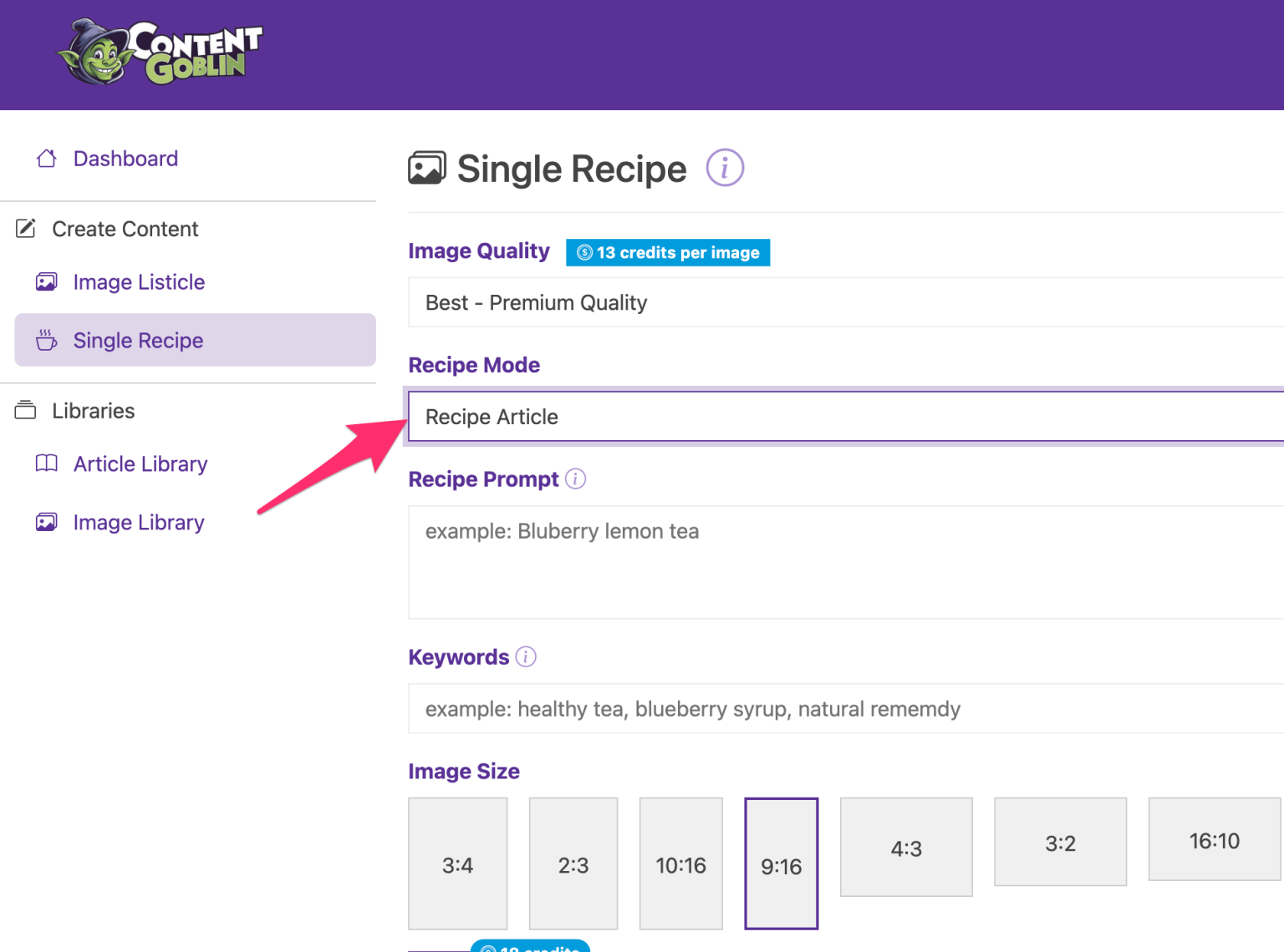Content Goblin Recipes Articles and Recipe Listicles - Content Goblin